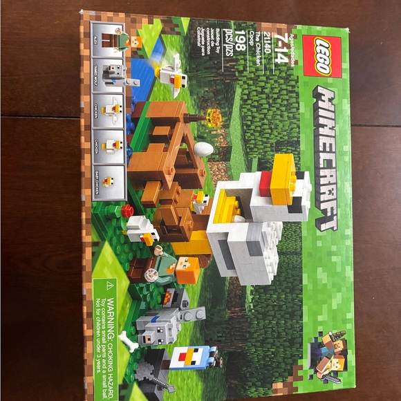 Lego | Toys | Lego Minecraft Chicken Farm Set With White And Brown ...